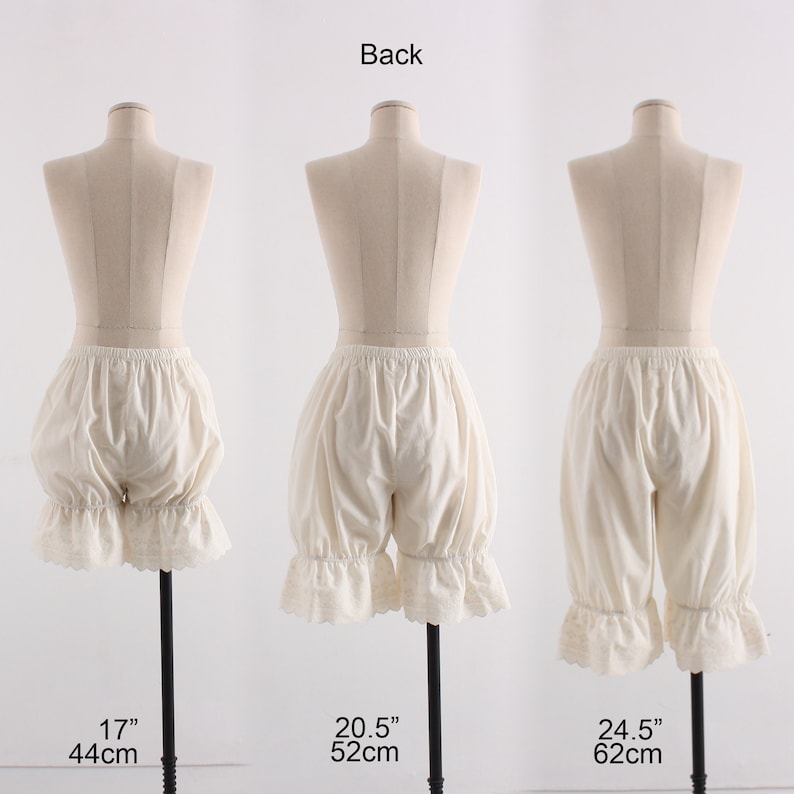Womens Cotton Begie Lace Bloomers / Long Bloomers / Pettipants ...