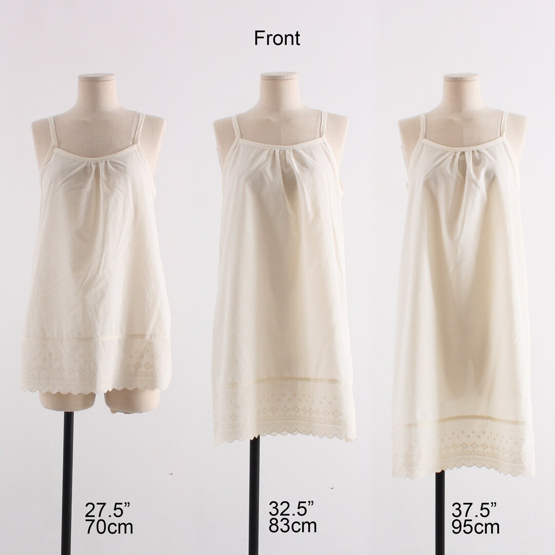 Women Cotton INNER Beige Lace Slip | Dress Underwear | Sleepwear ...