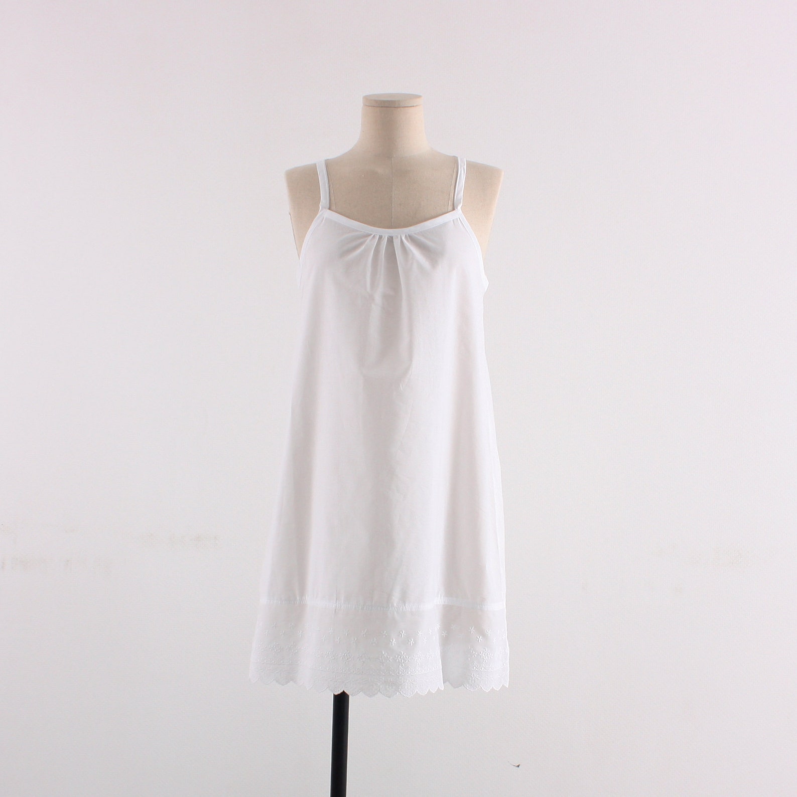Women Cotton INNER White Lace Slip Dress Underwear - Etsy
