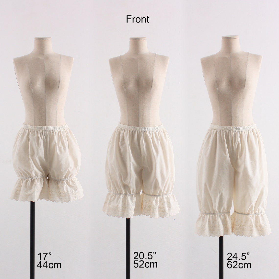 Womens Cotton Begie Lace Bloomers / Long Bloomers / Pettipants - Etsy