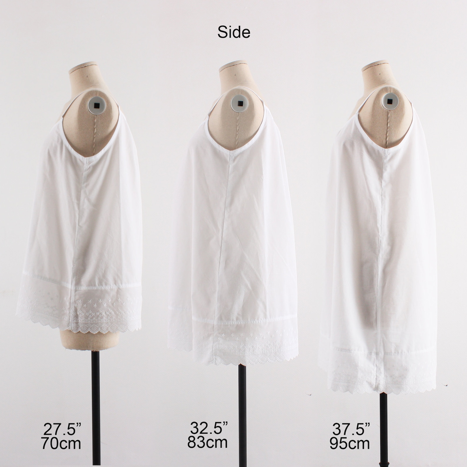 Women Cotton INNER White Lace Slip Dress Underwear - Etsy