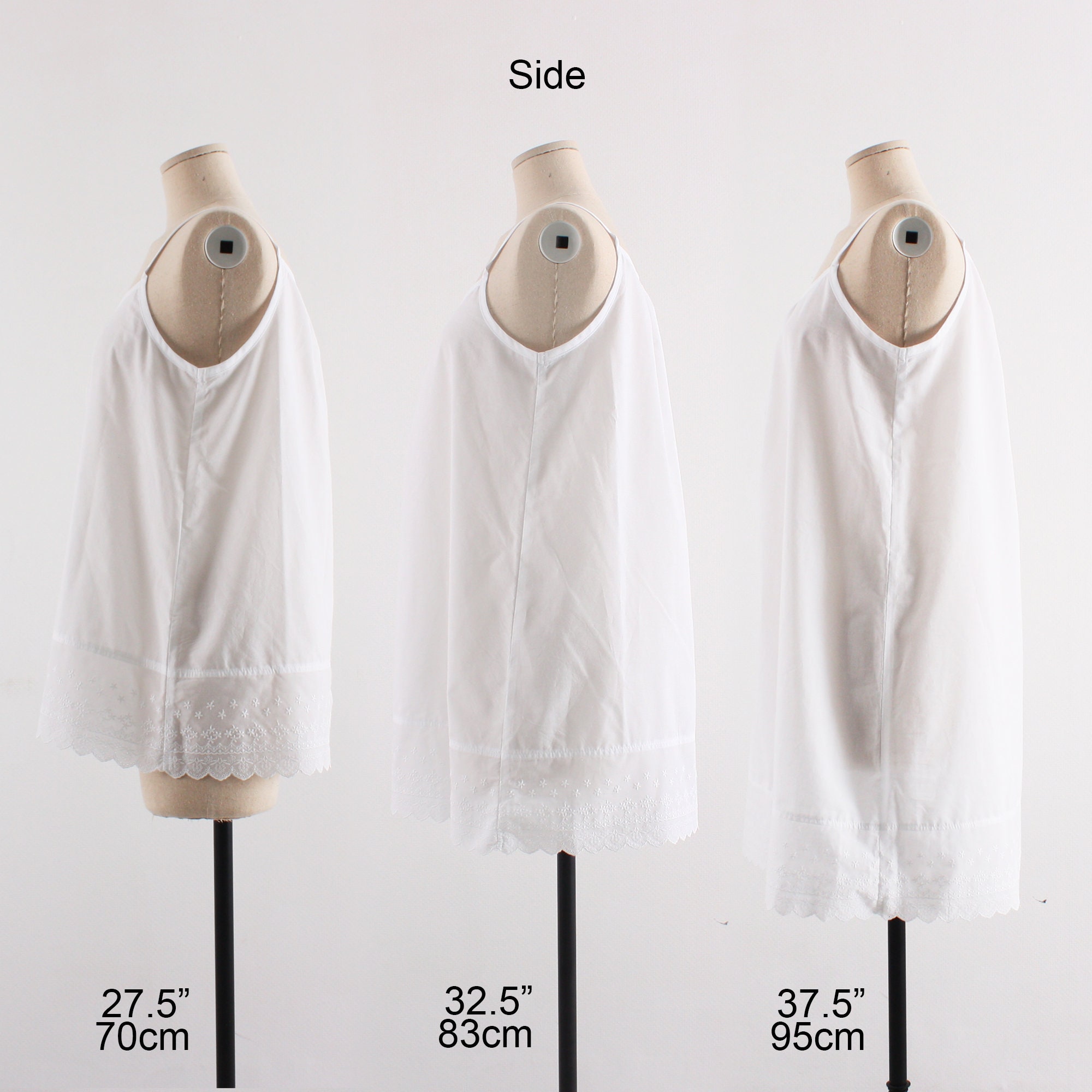 Women Cotton INNER White Lace Slip Dress Underwear - Etsy