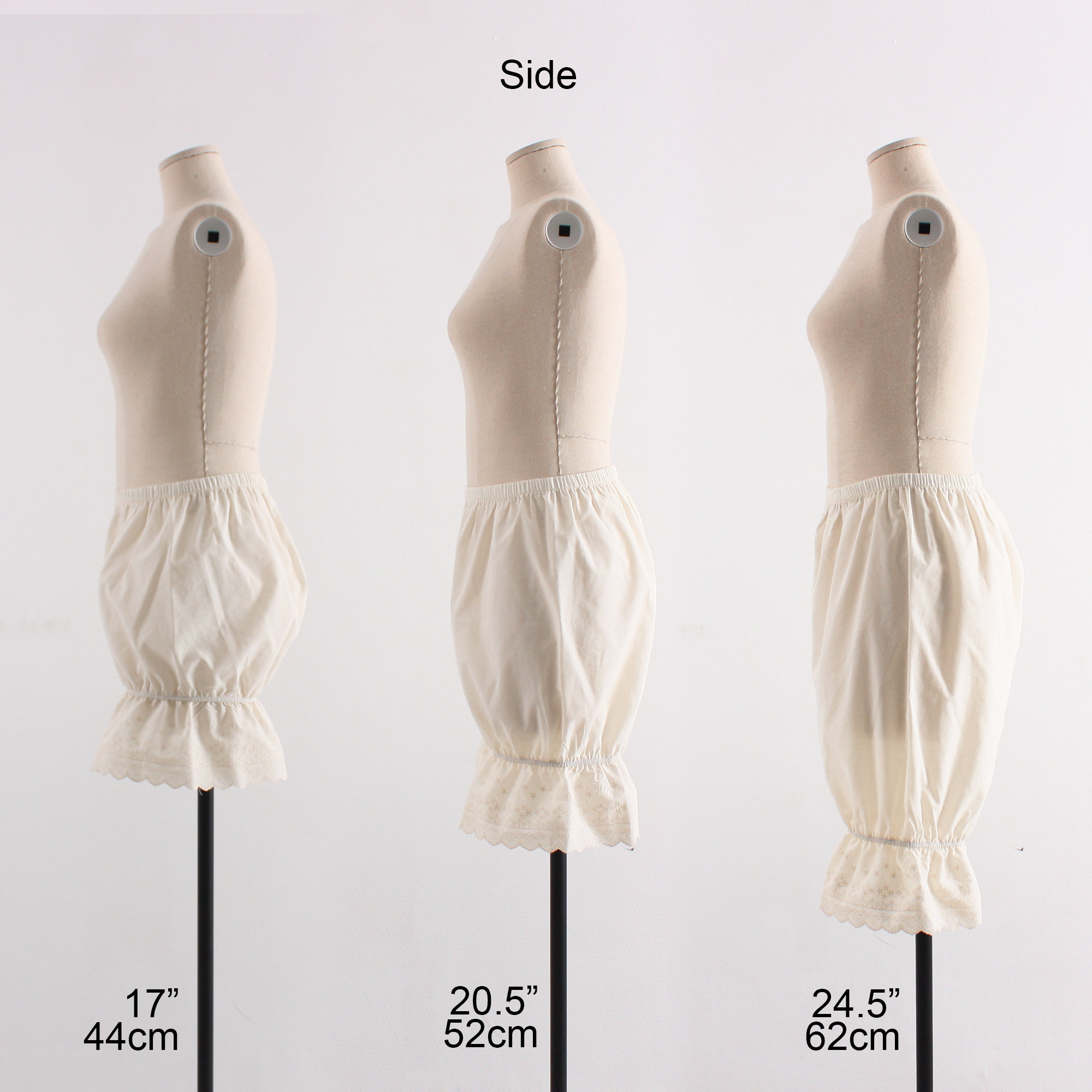 Womens Cotton Begie Lace Bloomers / Long Bloomers / Pettipants ...