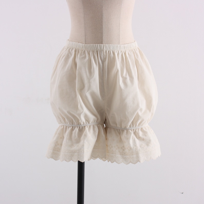 Womens Cotton Begie Lace Bloomers / Long Bloomers / Pettipants - Etsy