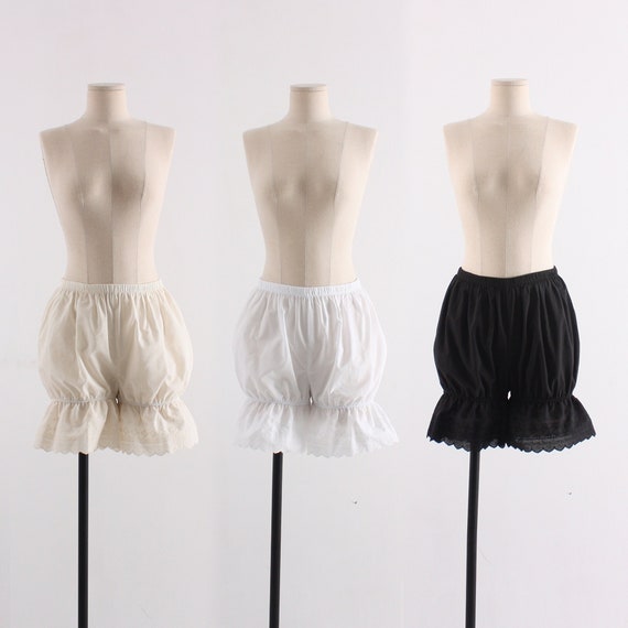 Women Cotton Lace Bloomers / 17 44cm Short Bloomers / | Etsy