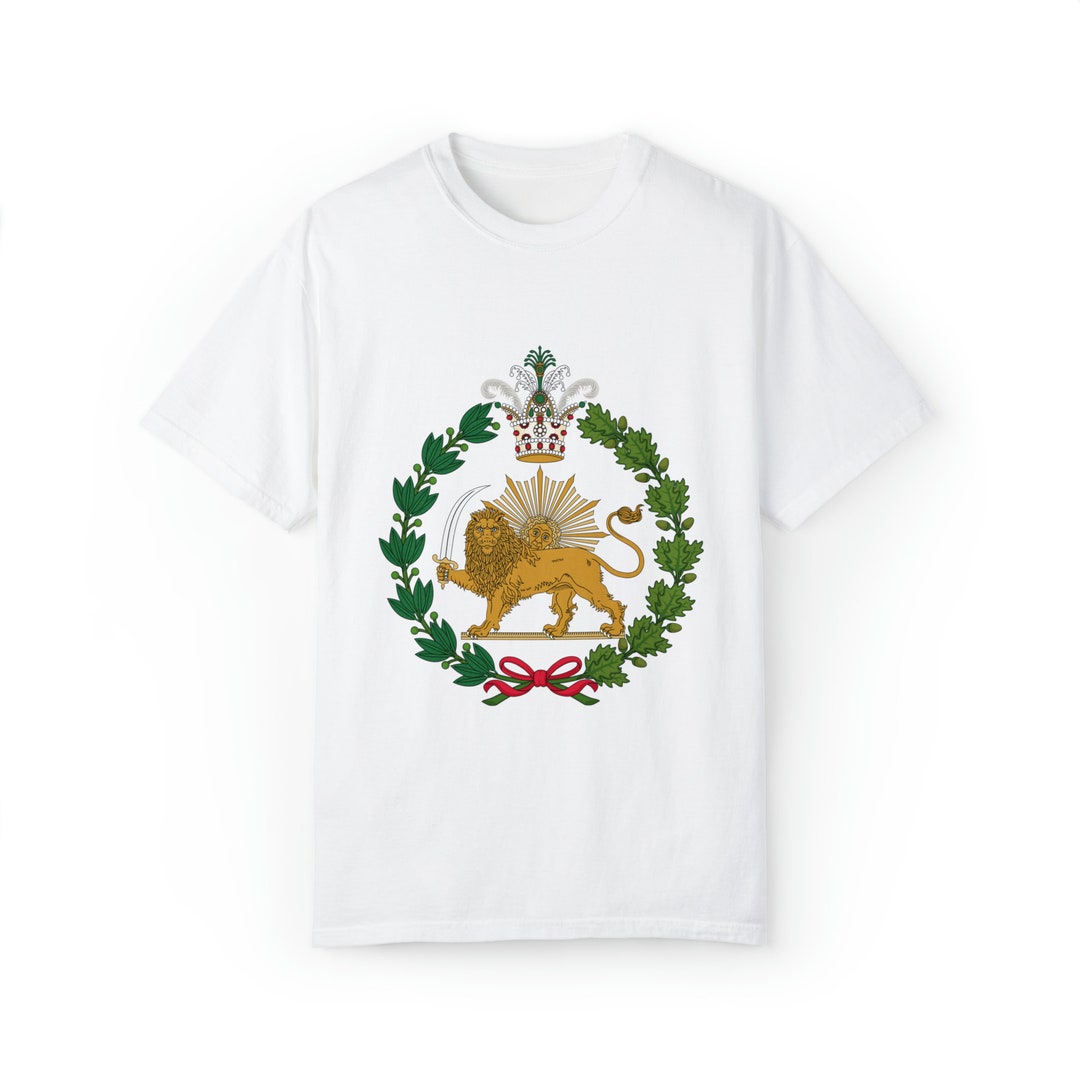 Iranian Monarchy -unisex Garment-dyed T-shirt - Etsy