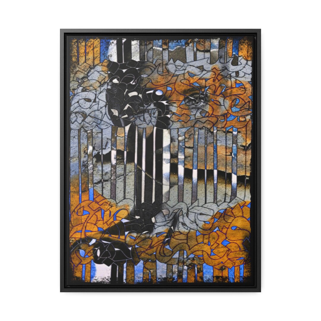 Gallery Canvas Wraps, Vertical Frame- Persian Calligraphy Mix Media - Etsy