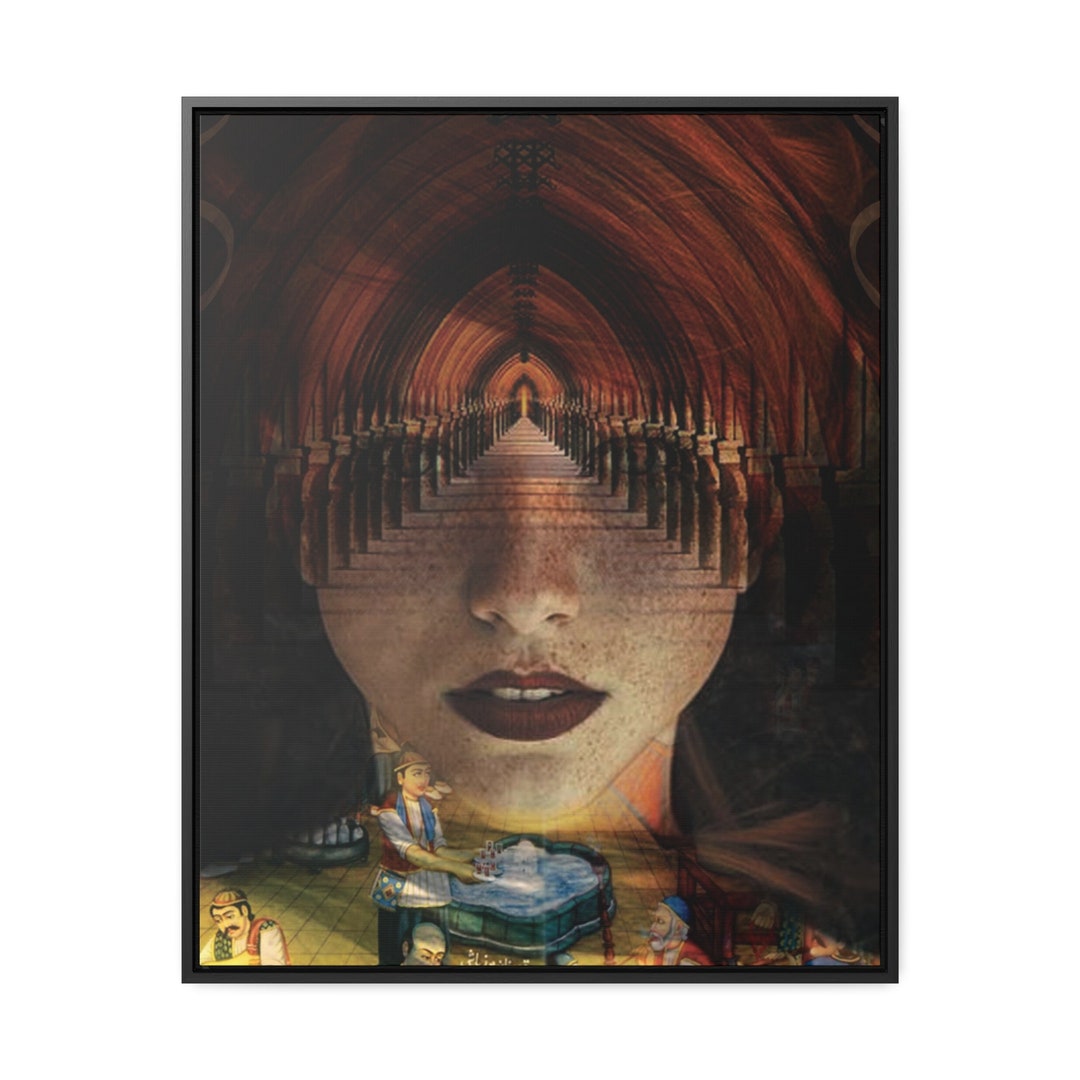 Gallery Canvas Wraps, Vertical Frame- Persian Calligraphy Mix Media - Etsy