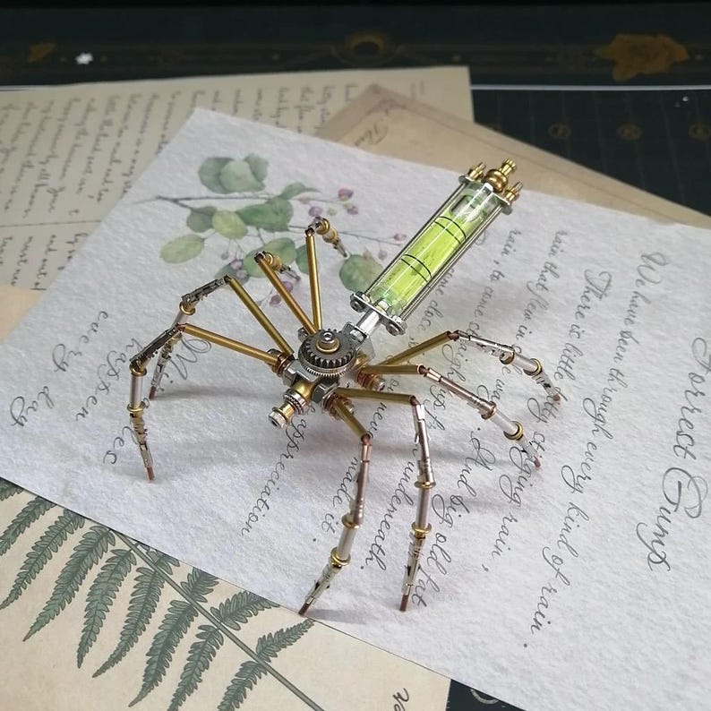 Steampunk Spider Decorative Ornaments Gift - Etsy