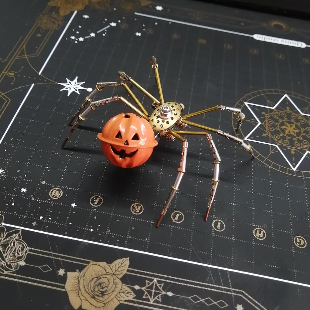 Mechanical Insect Halloween Series Pumpkin Spider Handmade - Etsy