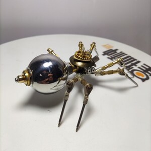 Steampunk Mechanical Spider All-metal Handmade Creative Small Crafts ...