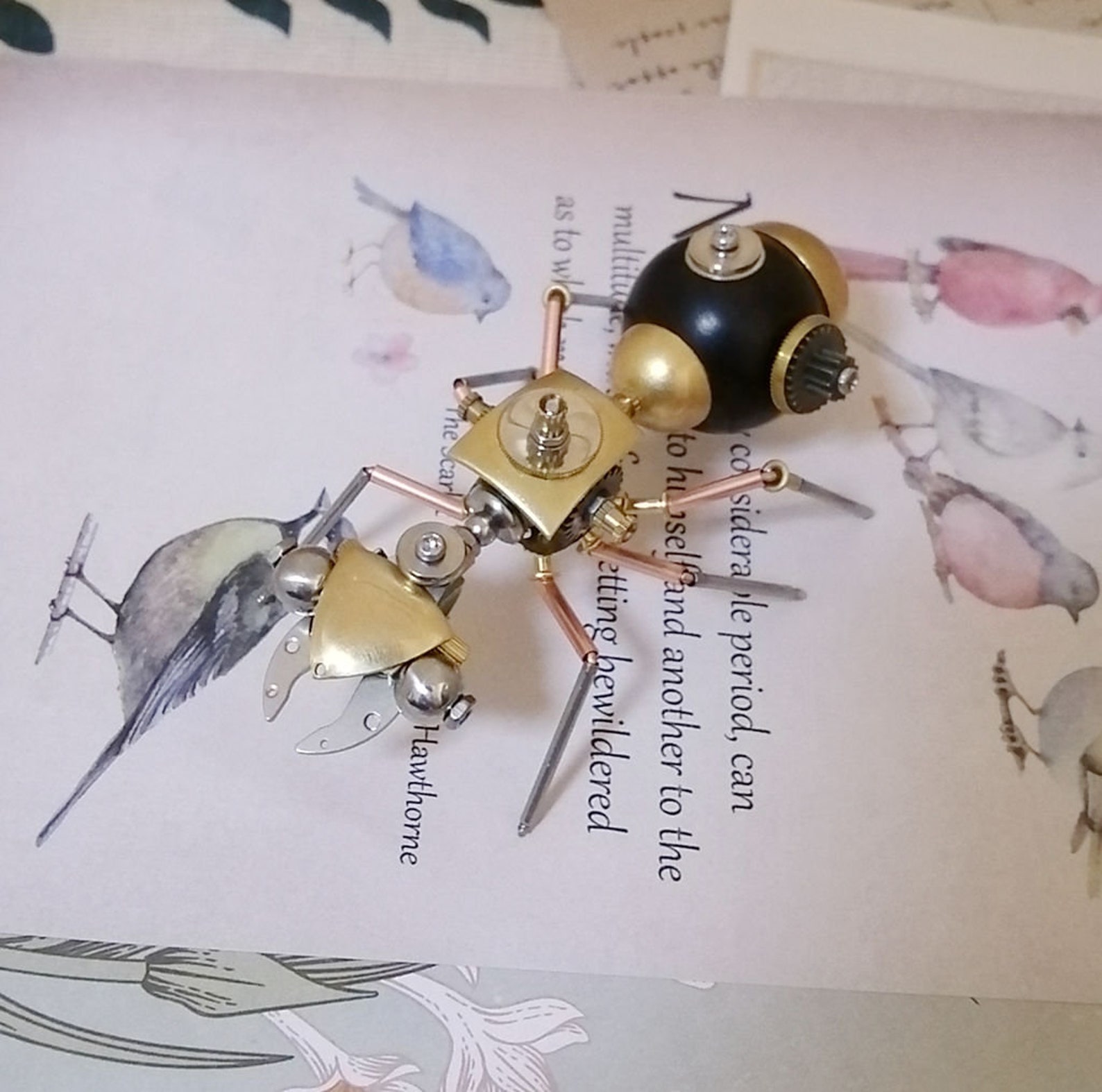 Steampunk Mechanical Insect Ant All-metal Handmade Creative | Etsy