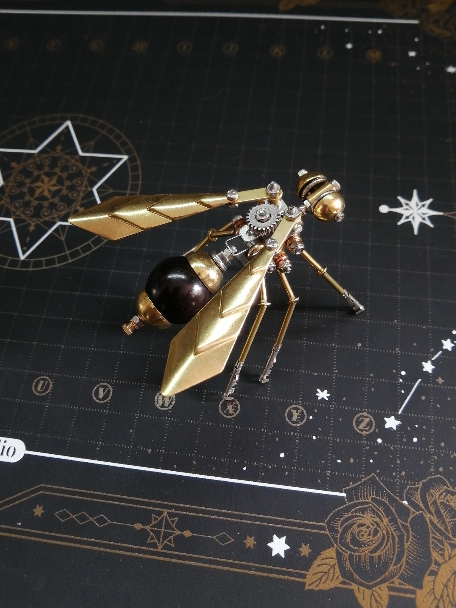 Steampunk Mechanical Insect Wasp DIY Handmade Creative Small Crafts ...