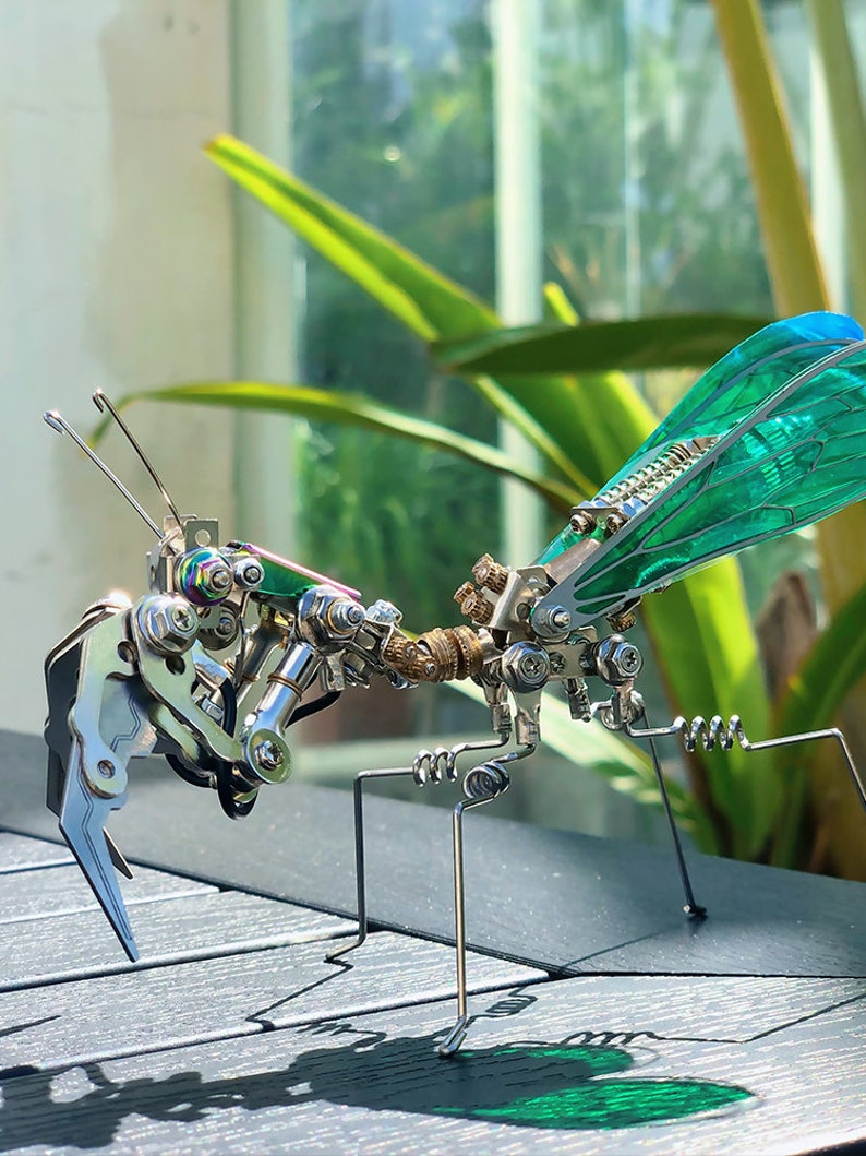 Steampunk Mechanical Prayer Bug Praying Mantis Handmade - Etsy