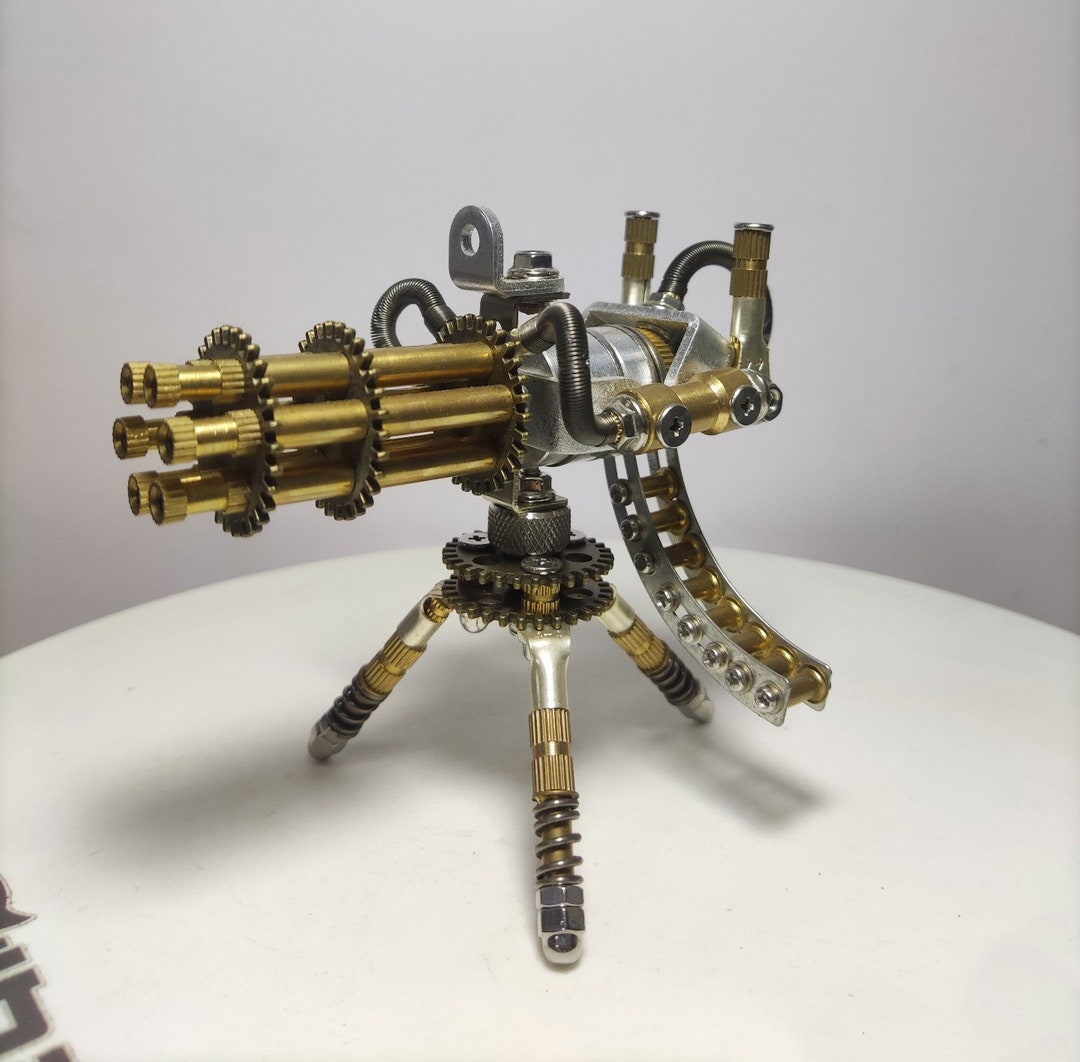 Steampunk Mechanical DIY Gatling Ornaments Handmade Creative Small ...