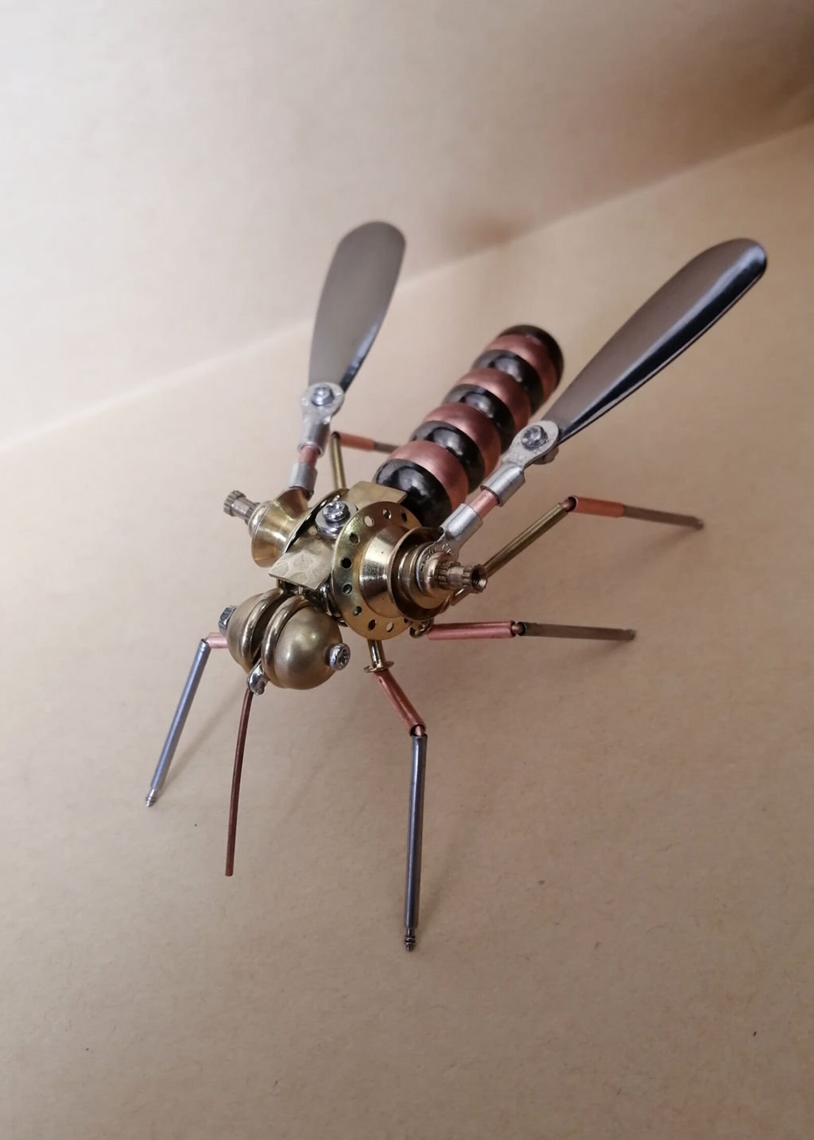 Steampunk Mechanical Insect Mosquito All-metal Handmade | Etsy