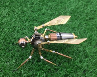 Steampunk Mechanical Insect Mosquito All-metal Handmade - Etsy