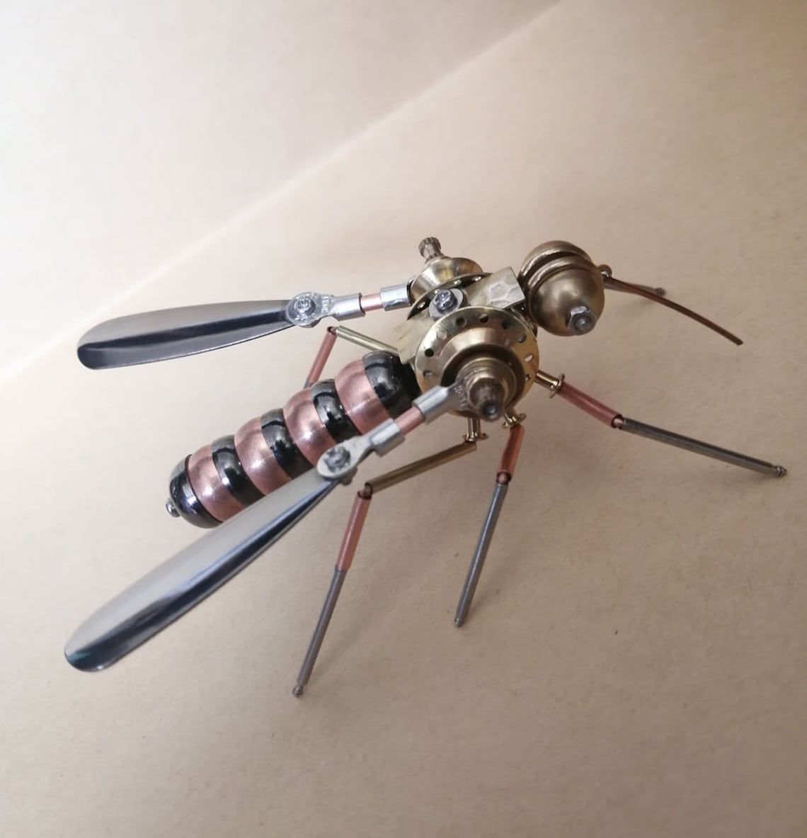 Steampunk Mechanical Insect Mosquito All-metal Handmade - Etsy