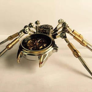 Steampunk Mechanical Watch Spider Handmade Home Decor Creative Small ...