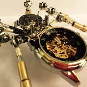 Steampunk Mechanical Watch Spider Handmade Home Decor Creative Small ...