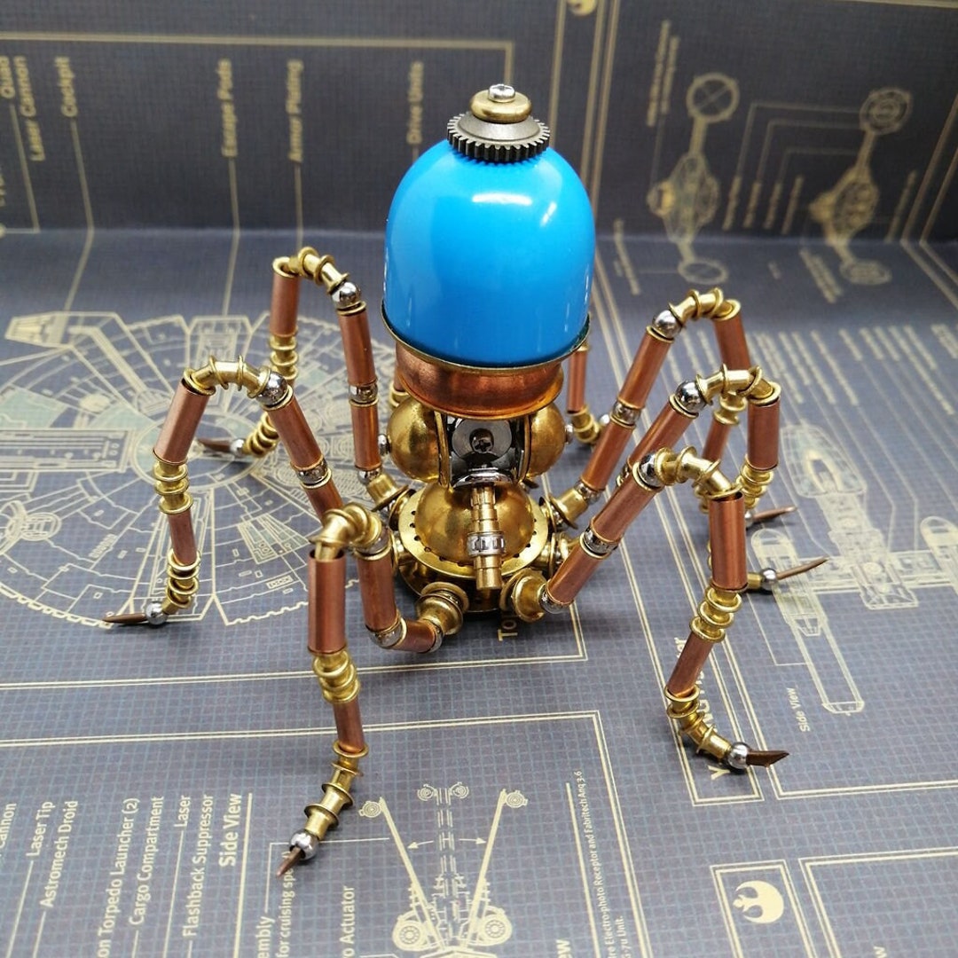 Steampunk Mechanical DIY Octopus All-metal Handmade Creative Small ...