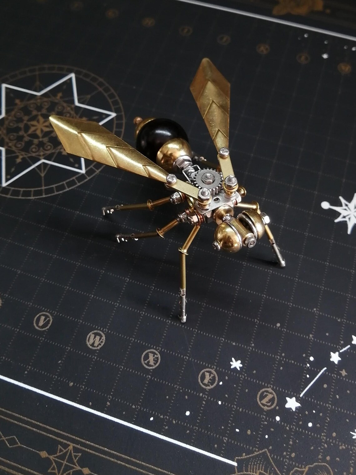 Steampunk Mechanical Insect Wasp DIY Handmade Creative Small Crafts ...