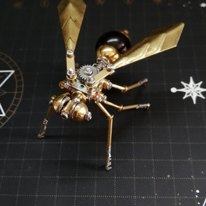 Steampunk Mechanical Insect Wasp DIY Handmade Creative Small Crafts ...