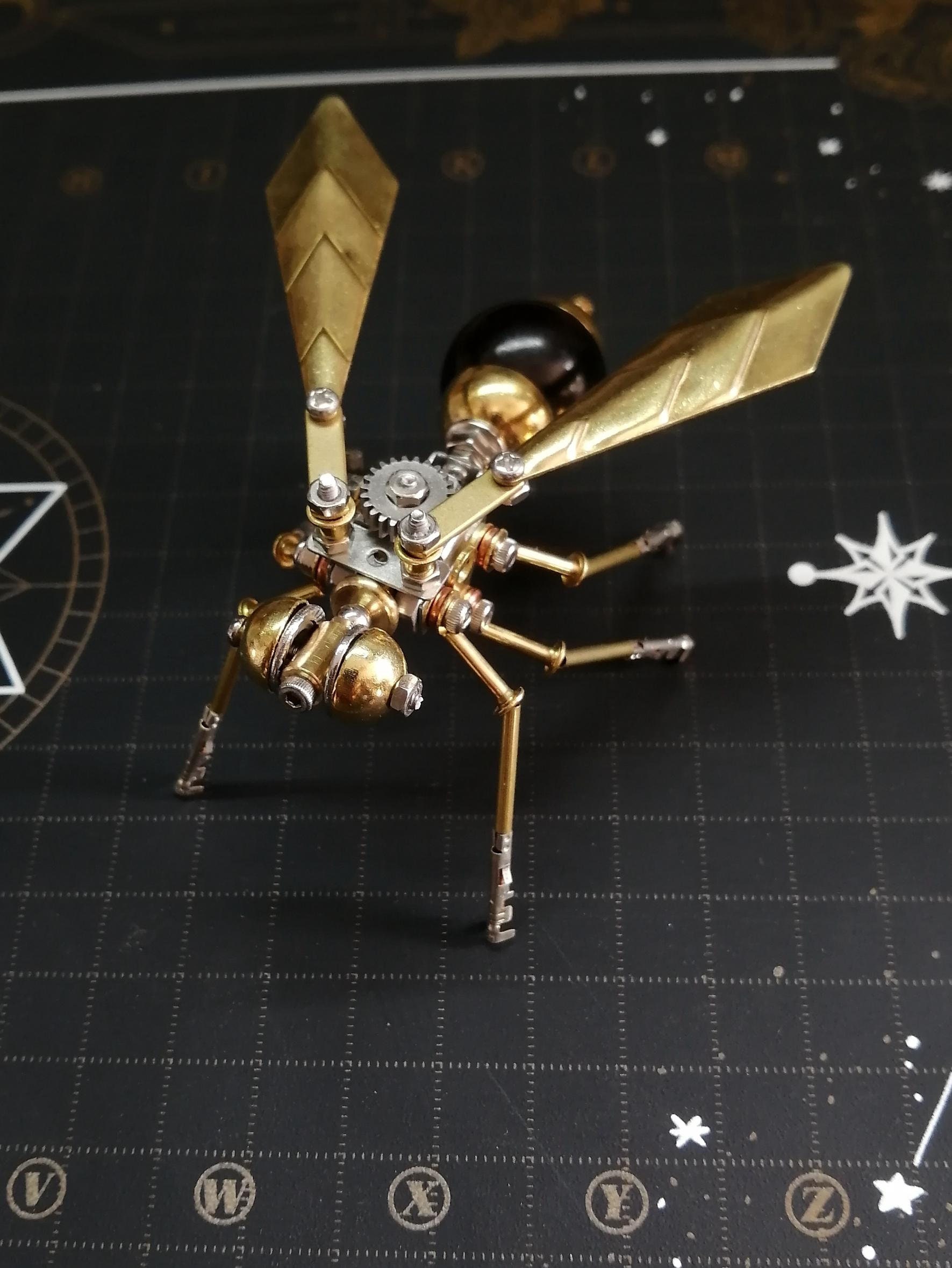 Steampunk Mechanical Insect Wasp DIY Handmade Creative Small Crafts ...