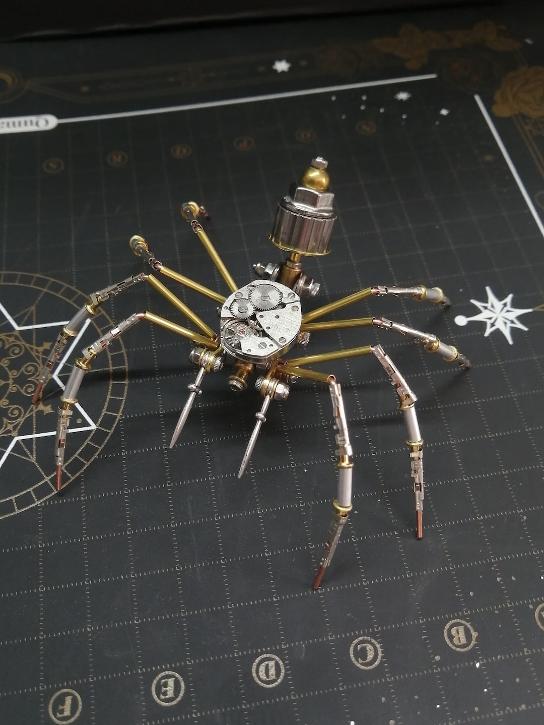 Steampunk Mechanical Mecha Spider Handmade Home Decor Creative Small ...