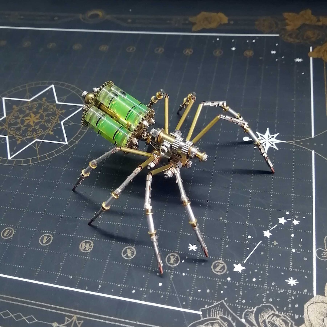 Steampunk Mechanical Liquid Spider Handmade Creative Small Crafts ...