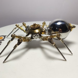 Steampunk Mechanical Spider All-metal Handmade Creative Small Crafts ...