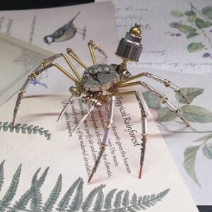 Steampunk Mechanical Mecha Spider Handmade Home Decor Creative Small ...