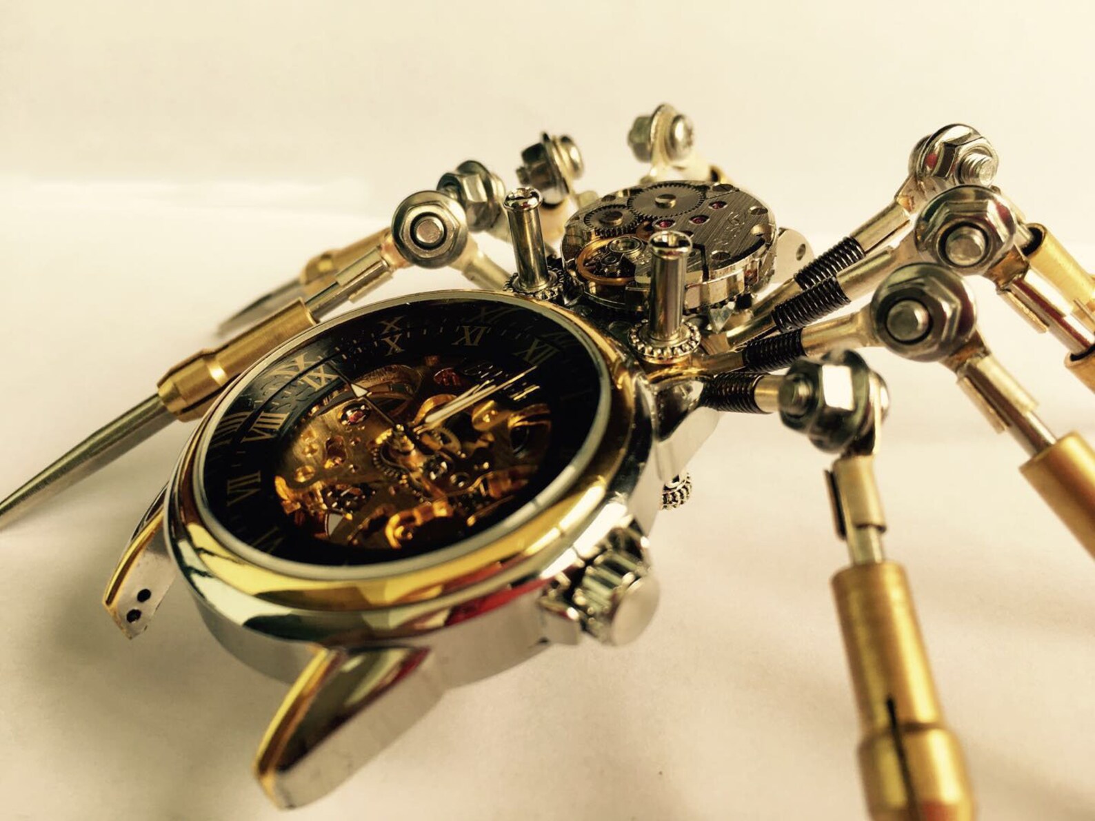 Steampunk Mechanical Spider All-metal Handmade Creative Small - Etsy ...