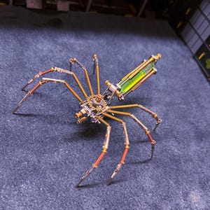 Steampunk Mechanical Spider A Handmade Home Decor Creative Small Crafts ...