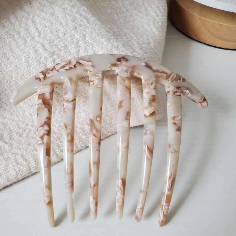 Curved French Hair Comb - Etsy