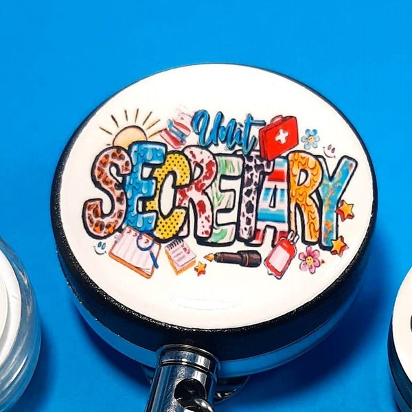 Unit Secretary Badge Reel - Etsy