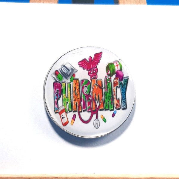 Pharmacy Lapel Pin - Etsy