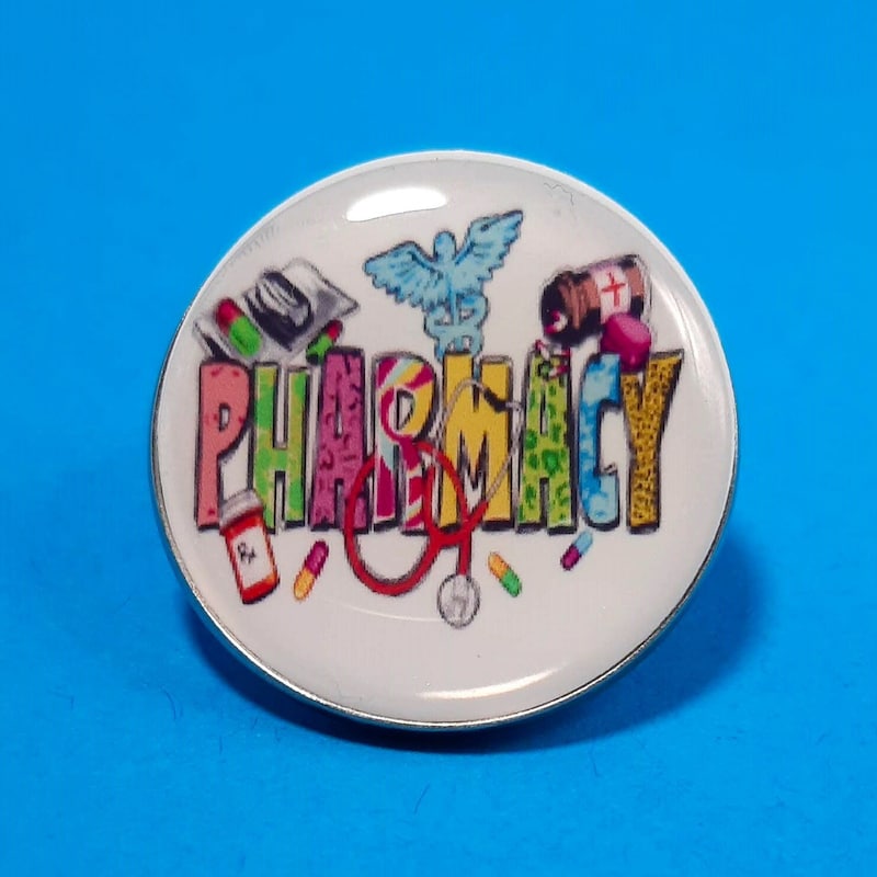 Pharmacy Lapel Pin - Etsy