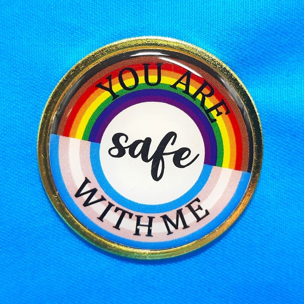 Enamel Pin Safe Space - Etsy