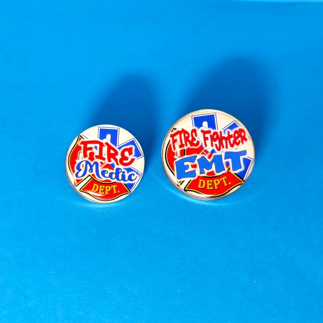 Firefighter EMT Pin: Emergency Medical Services - Paramedic M1021A/B - Etsy