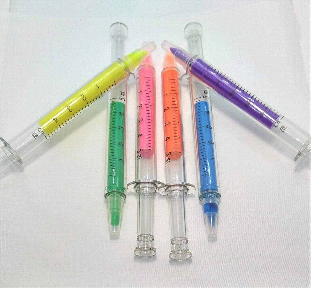 Highlighter Syringe - Great for Nurses and Other Healthcare Workers ...