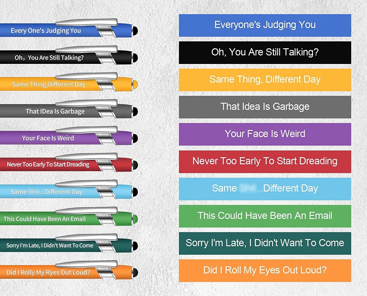 Snarky Pens Can't Say What You Want To Let Your Pen - Etsy