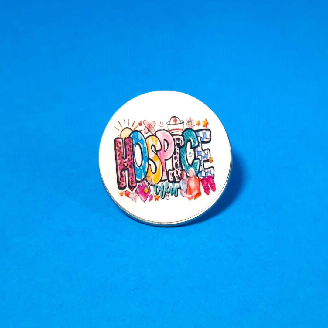 Pin Hospice Crew - 11" or 1.25" Design PB-M1010F - Etsy