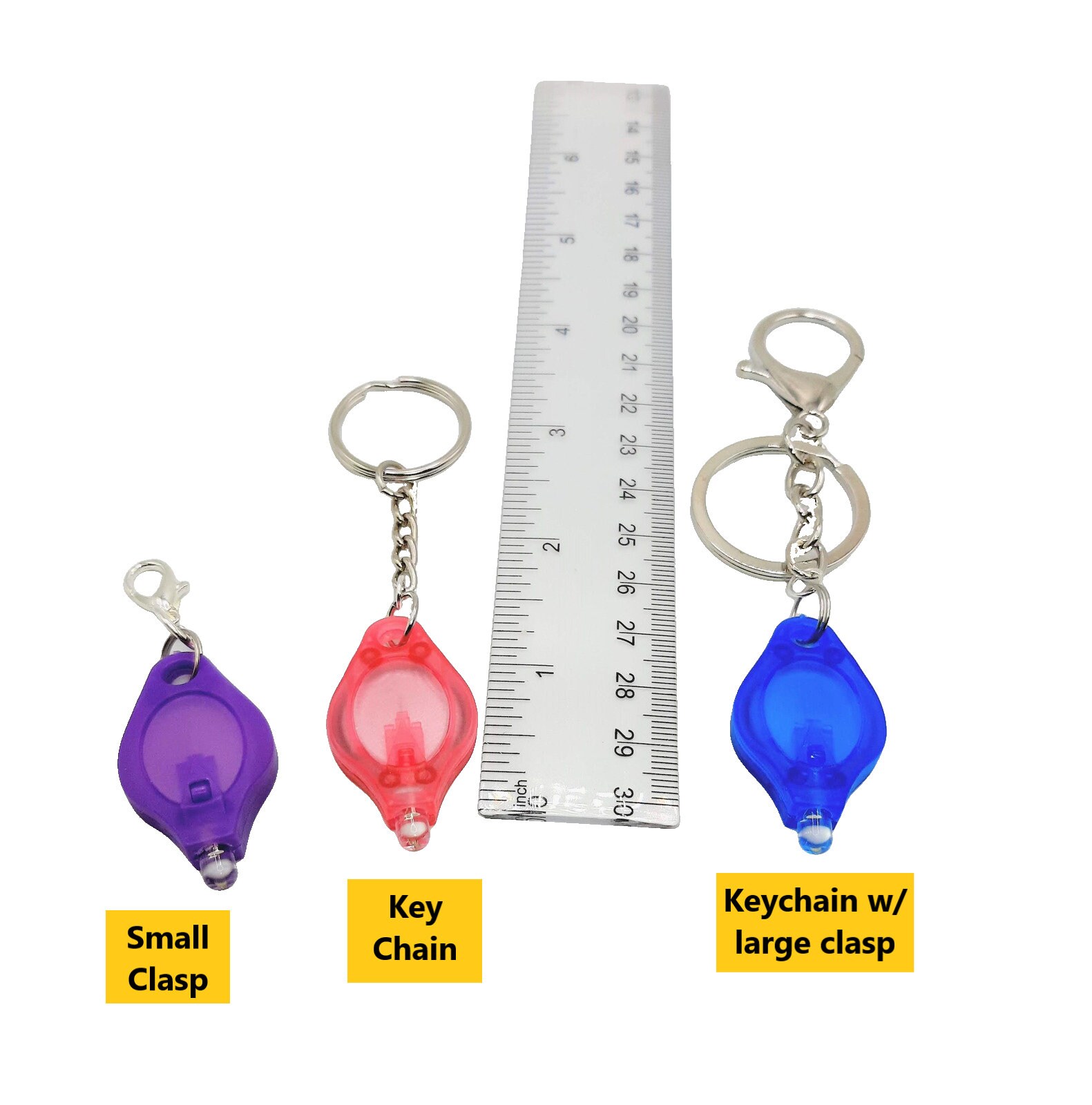 Mini LED Squeeze Light Keychain: Ultra Bright 12 Lumens - Etsy