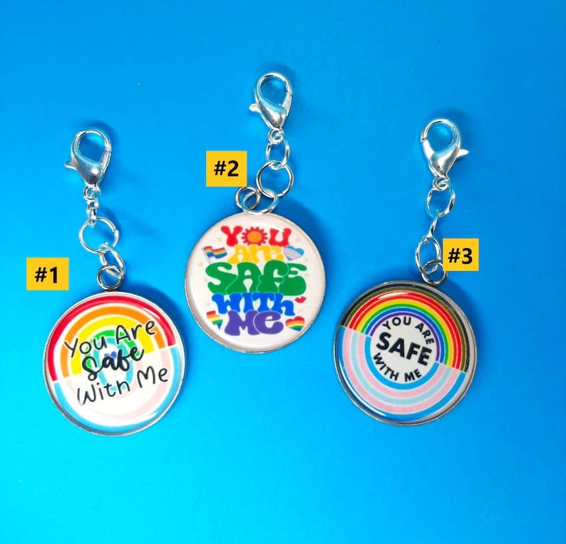 Buy CHARM You Are Safe With Me - 3 Designs, 2 Sizes - Nurses ...
