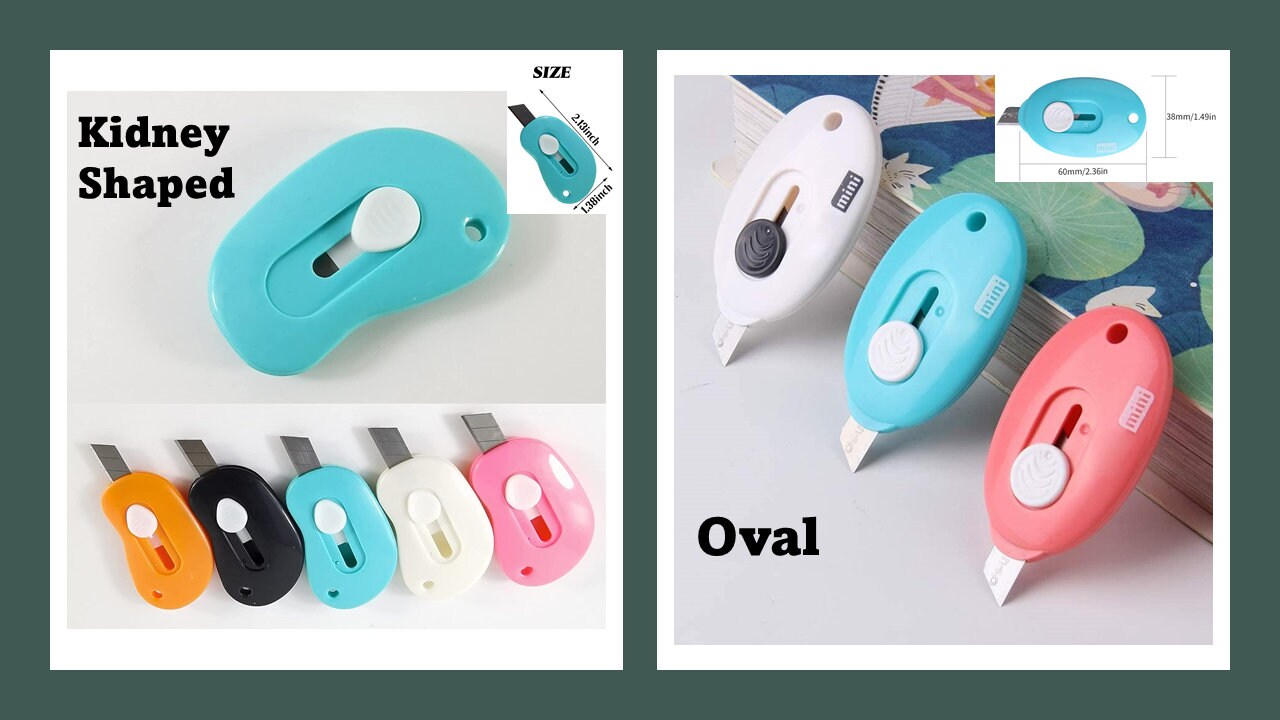 Mini Retractable Utility Knife Box Cutter Easy to Carry - Etsy