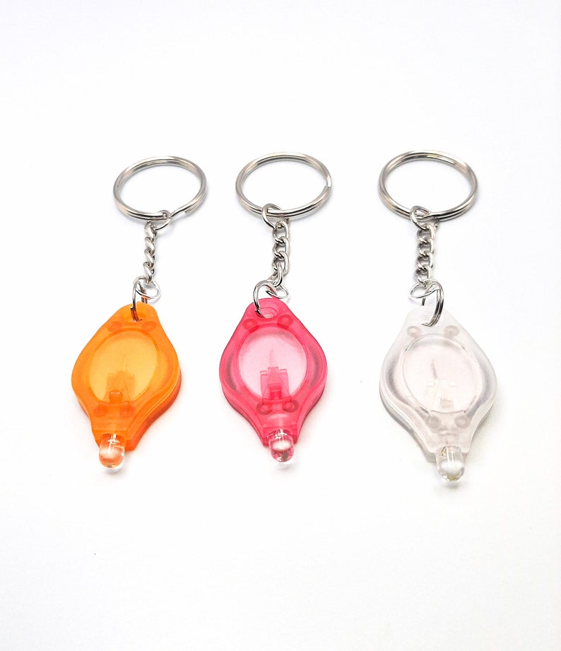 Mini LED Squeeze Light Keychain: Ultra Bright 12 Lumens - Etsy