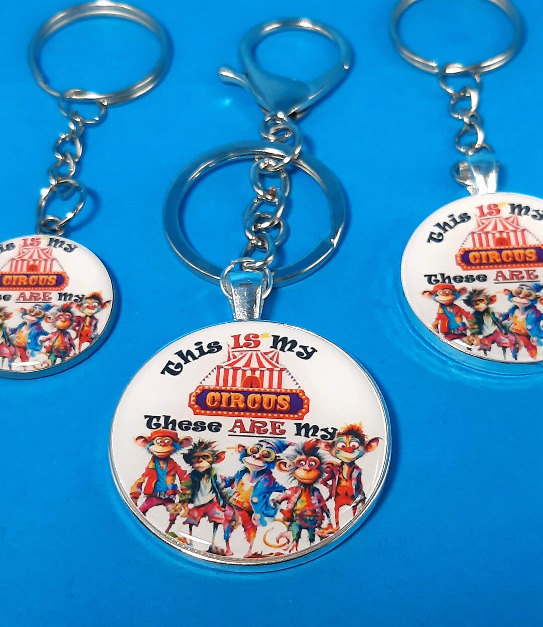 Key Chain This is My Circus, These Are My Monkeys - Great for Nurses ...