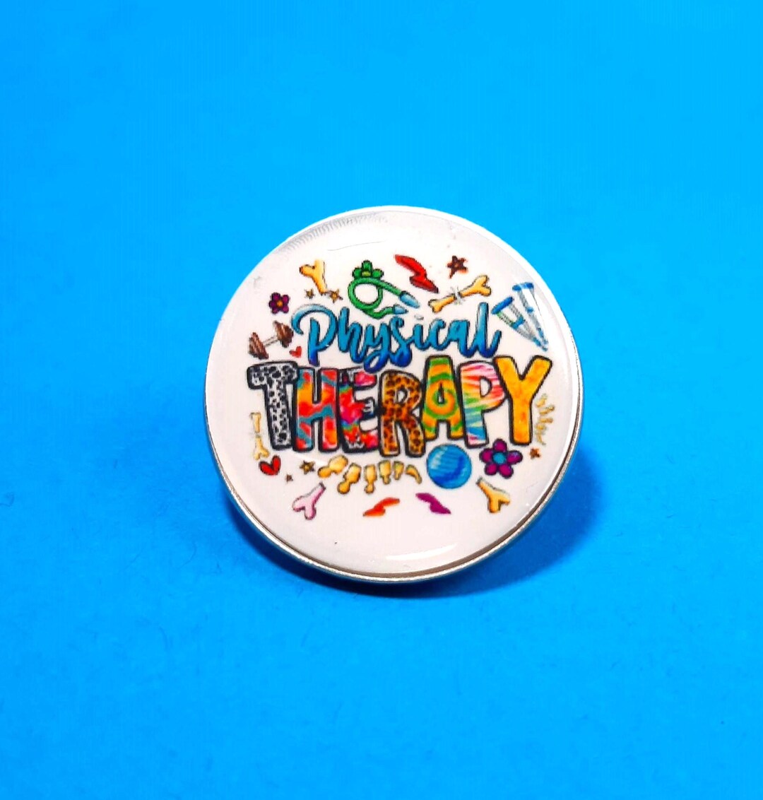 Pin Physical Therapy PT - 1" or 1.25" Design PB-M1005G - Etsy