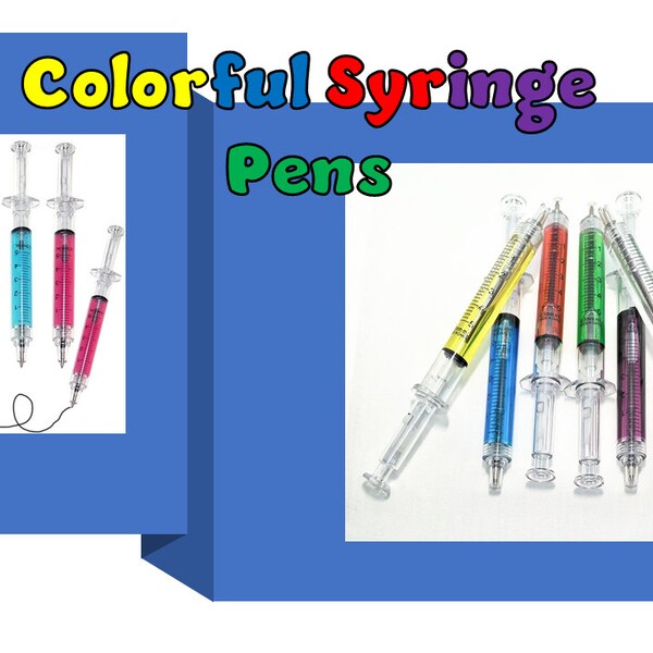 Syringe Pen - Etsy
